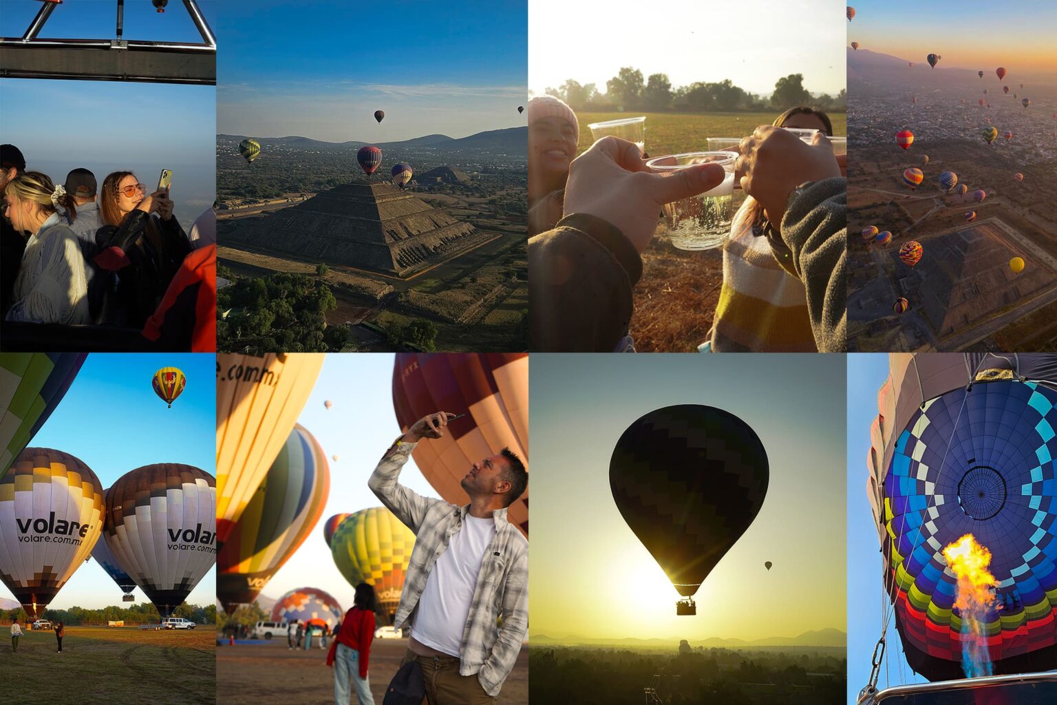 Vuelos en Globo en Teotihuacán | Volare México 🥇